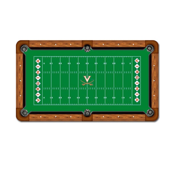 UVA Athletics Billiard Table Felt Football Field
