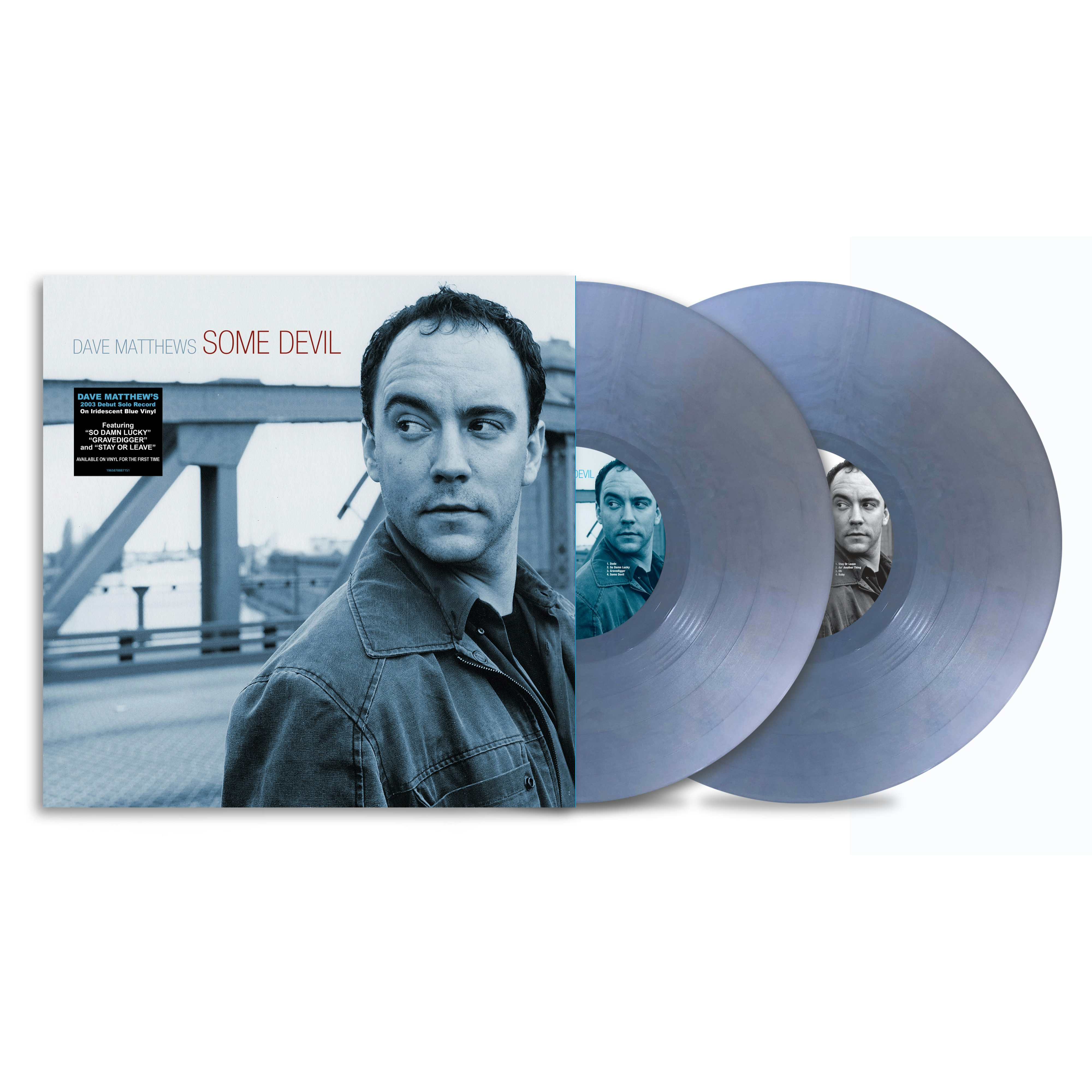Dave Matthews Band Some Devil 2-LP Set Blue Vinyl