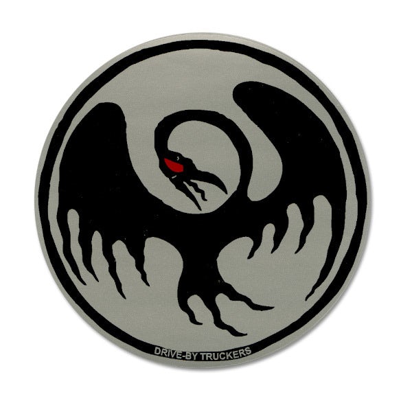 Drive-By Truckers DBT - Silver Cooley Bird Sticker