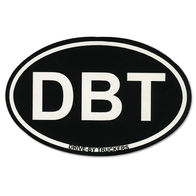 Drive-By Truckers Oval DBT Sticker