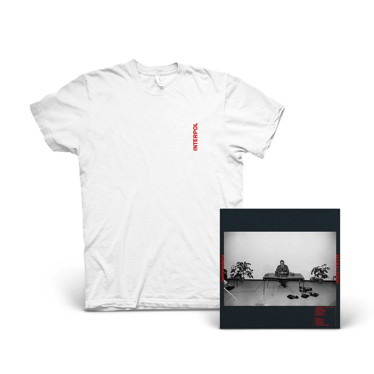 Interpol Marauder Album + T-Shirt