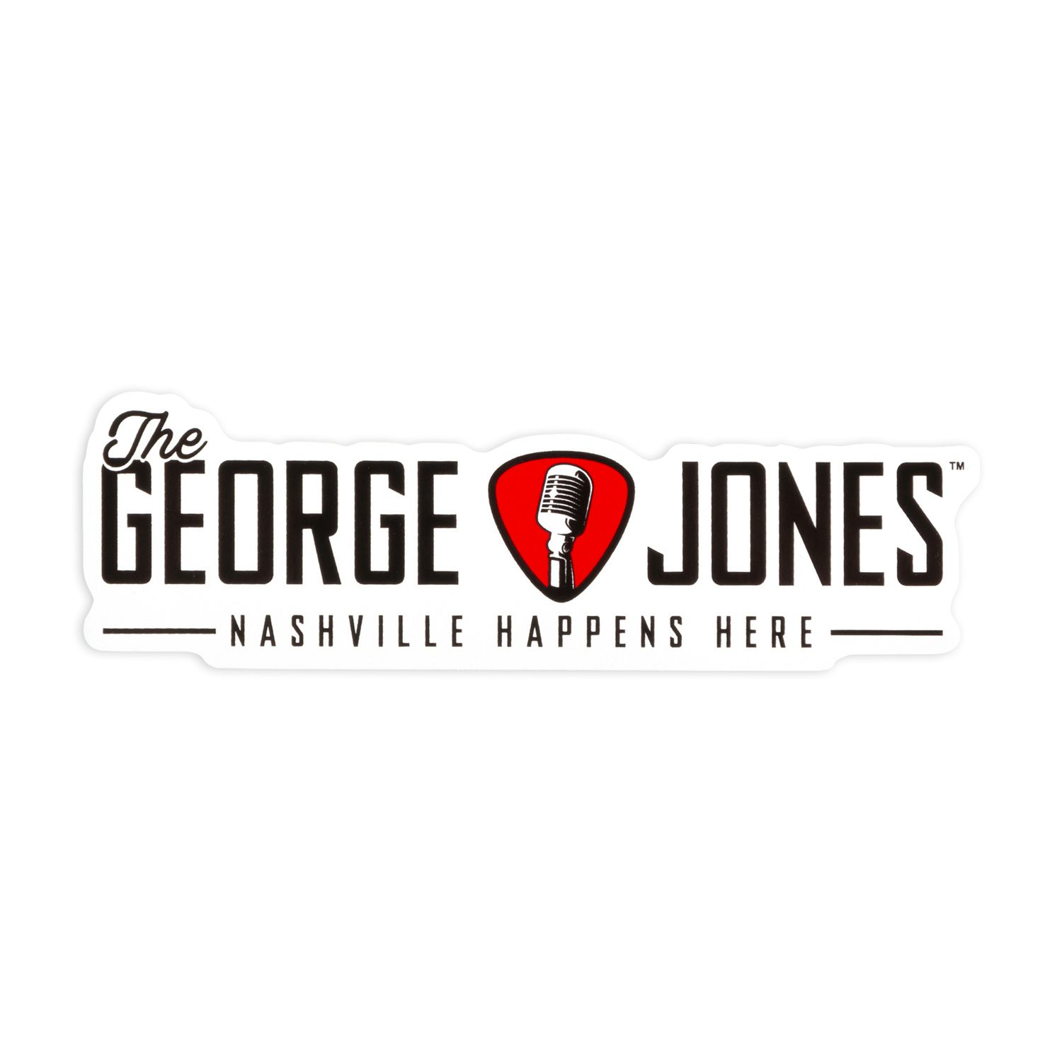 George Jones Sticker