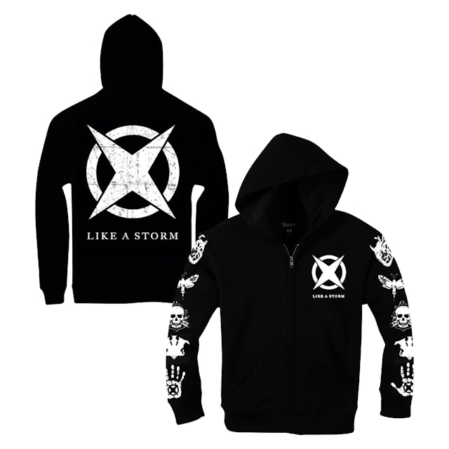 Like A Storm - Black Logo Pullover Hoodie