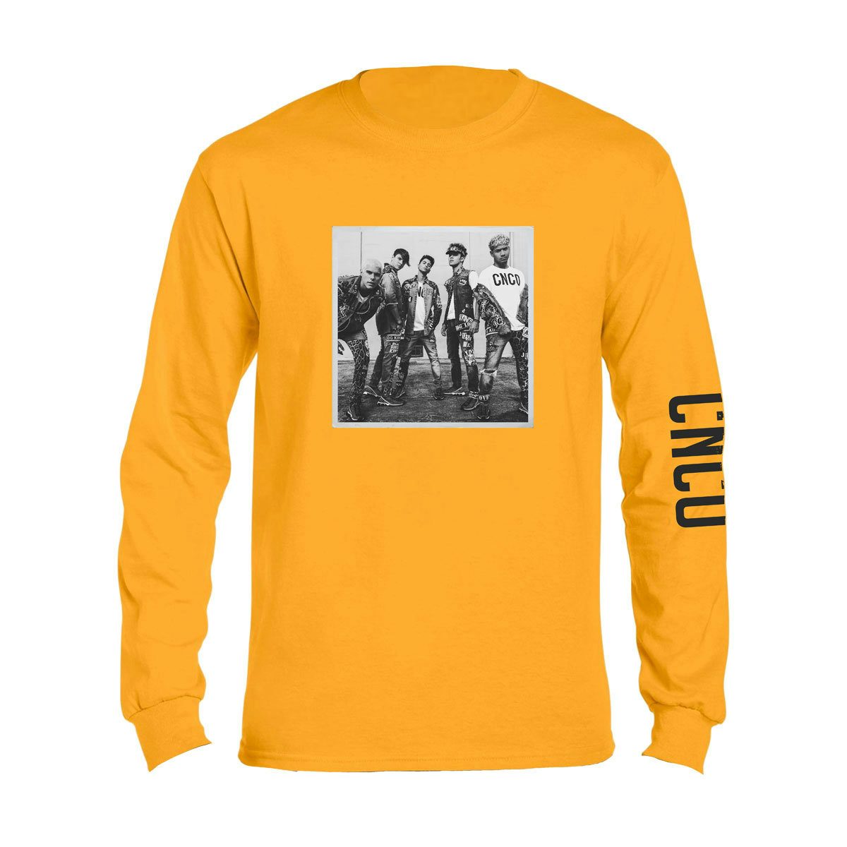 CNCO - Long Sleeve Yellow Photo T-shirt