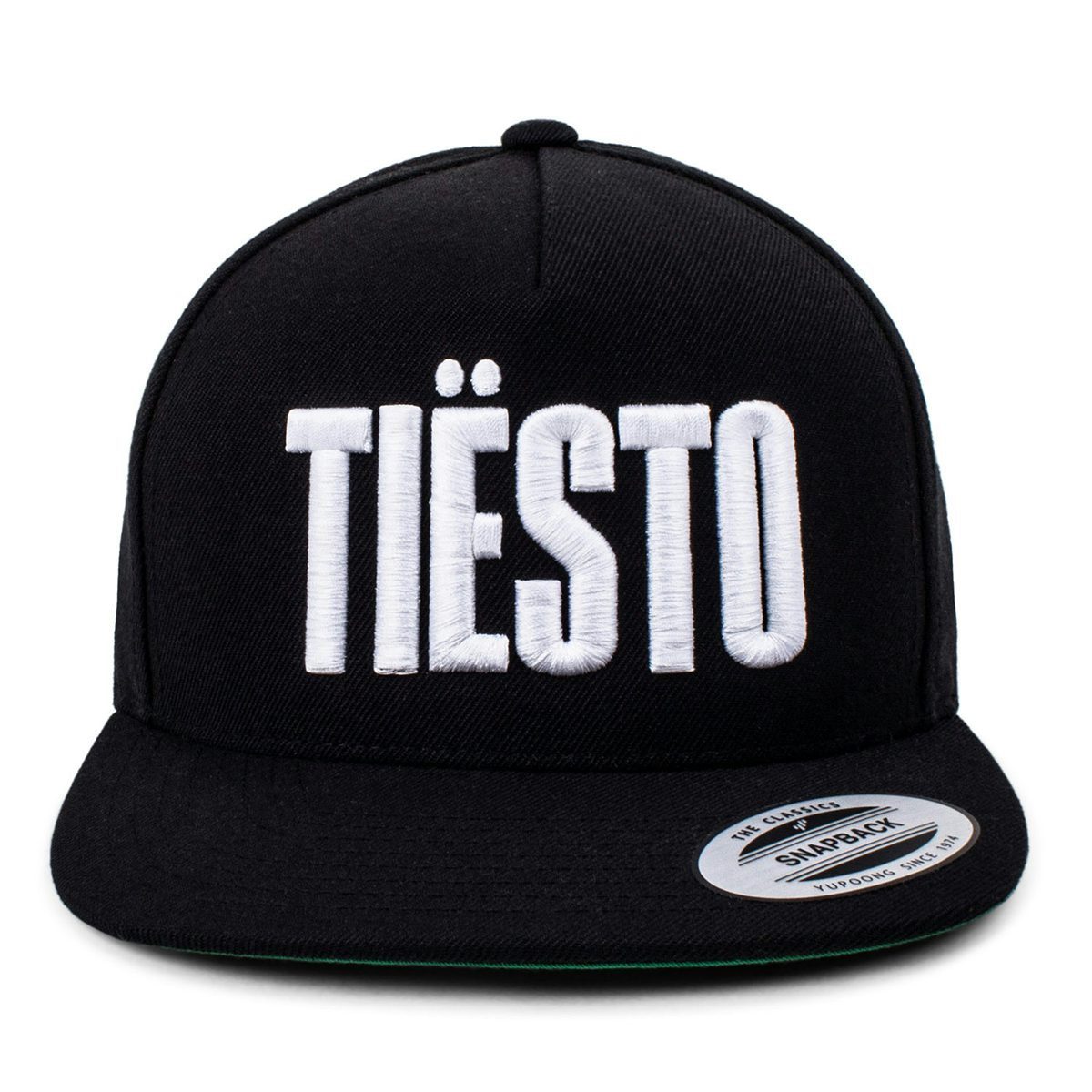Tiësto 'Boxed' Logo Snapback Hat - White/Black