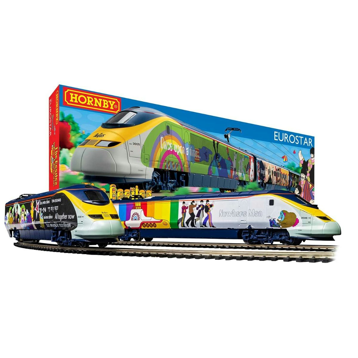 The Beatles Eurostar 'Yellow Submarine' Train Set