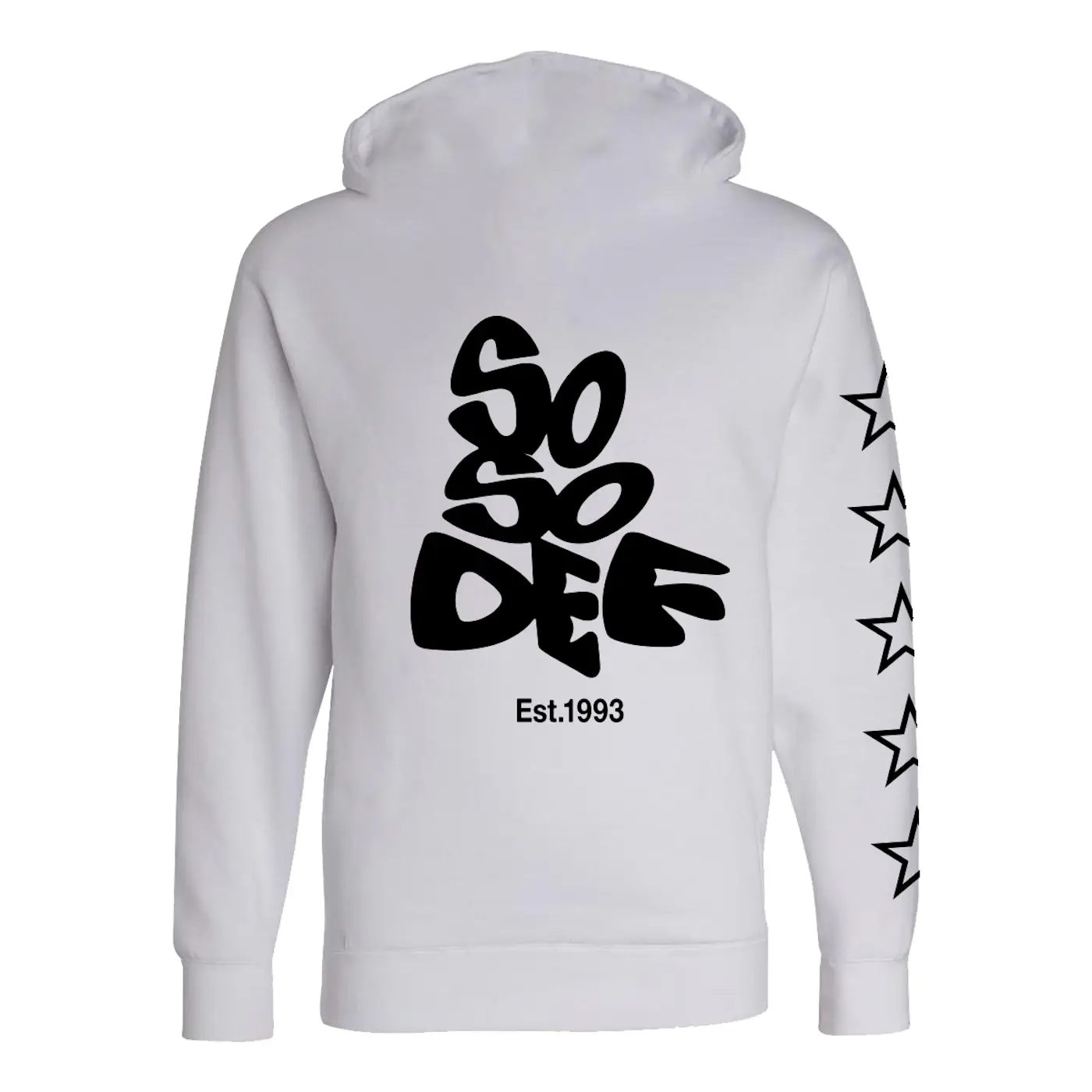 So So Def Logo White Hoodie
