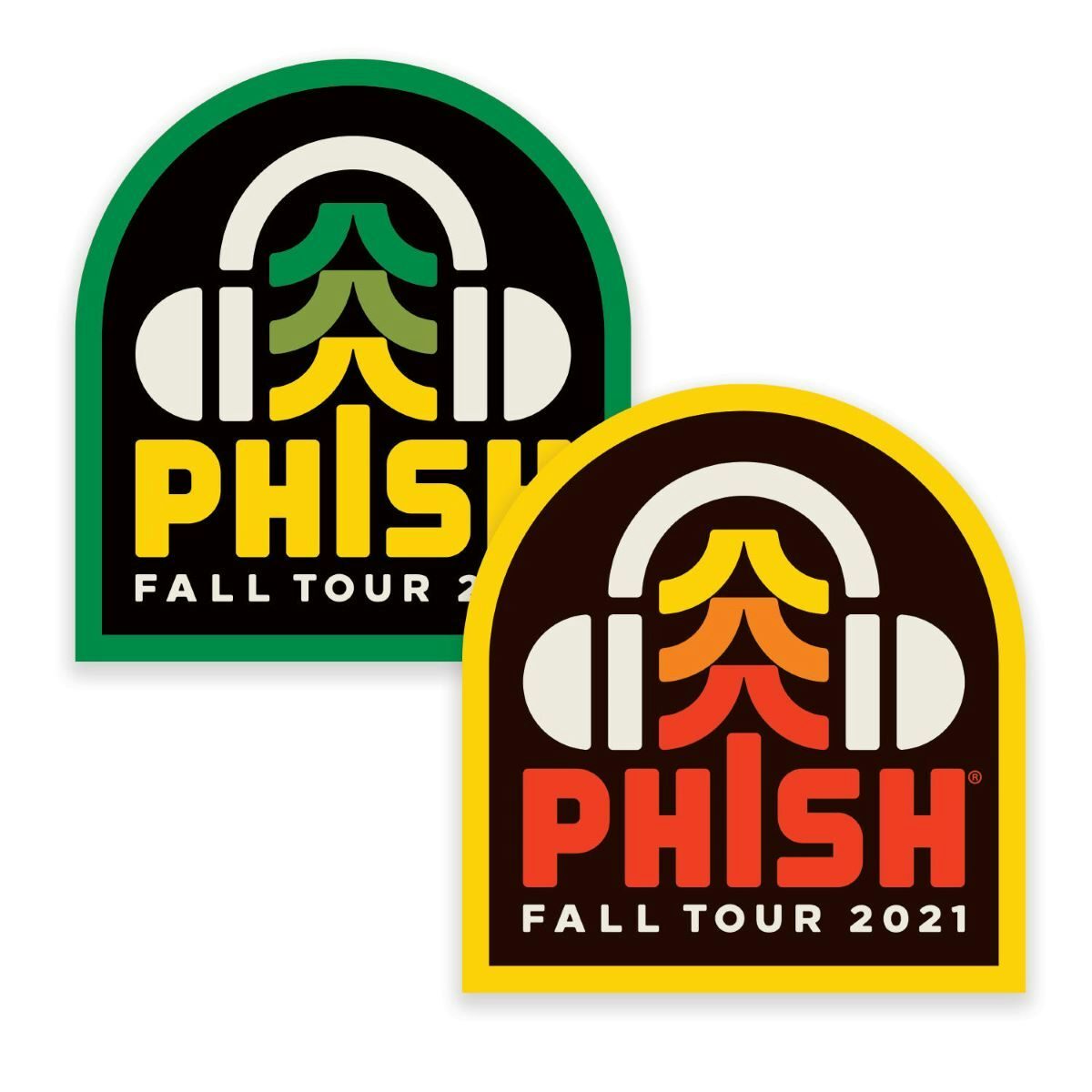 Phish Silent Trees Fall Tour Sticker