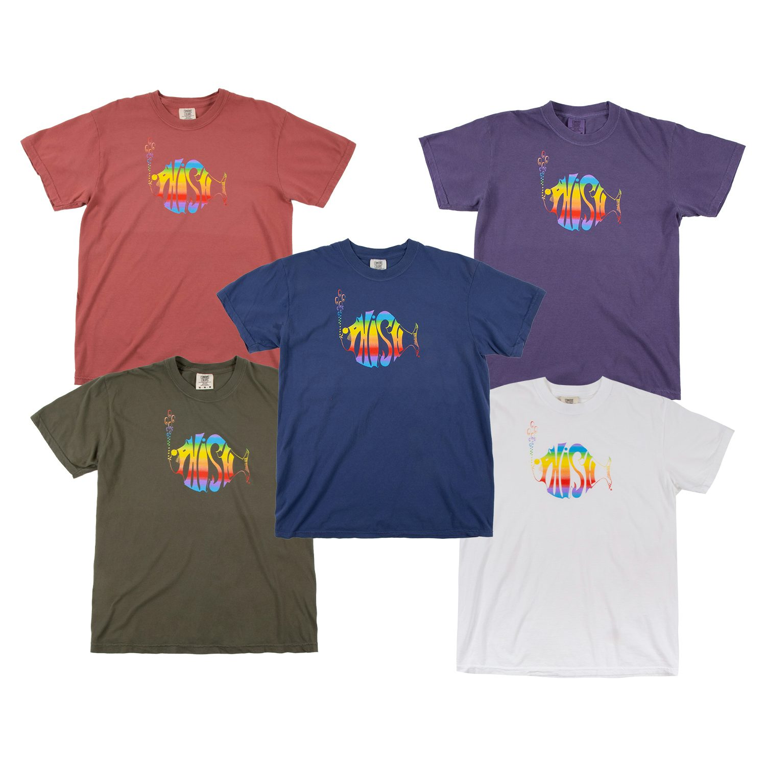 Phish Classic Rainbow Logo Heavyweight T-shirt