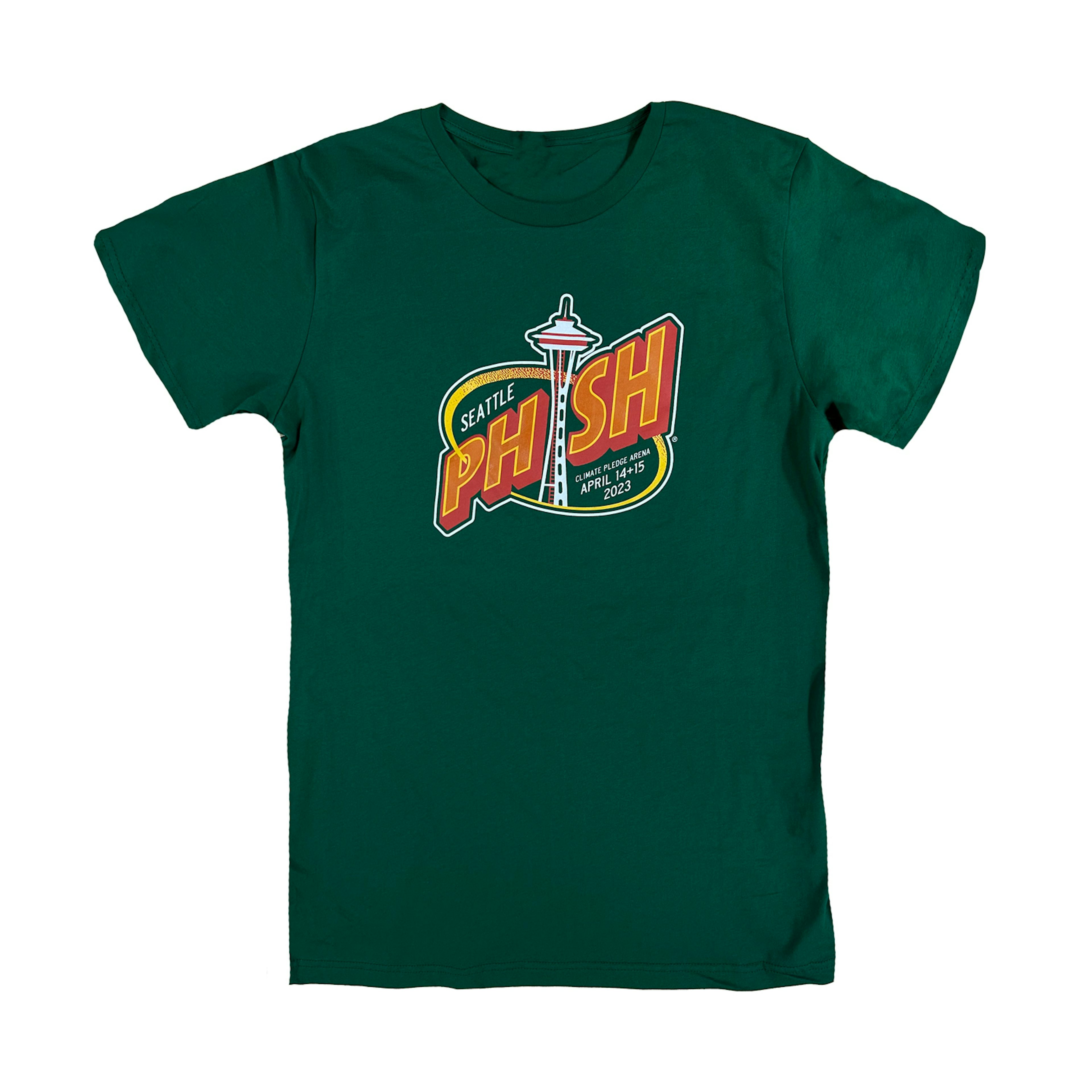 Phish Seattle 2023 Event Tee on Evergreen