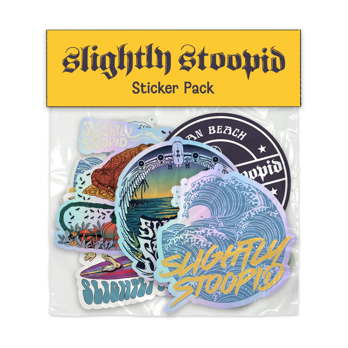 Slightly Stoopid Classic Designs Sticker Pack (Foil/Vinyl)