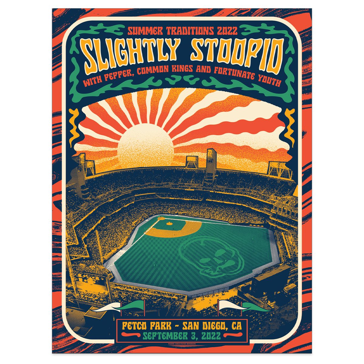 Slightly Stoopid 9/3 San Diego, CA SHOW POSTER - Regular & Foil ...
