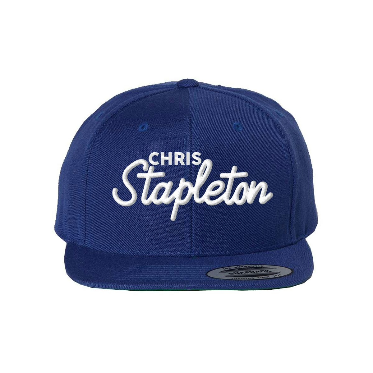 Chris Stapleton Script Flat Bill Hat