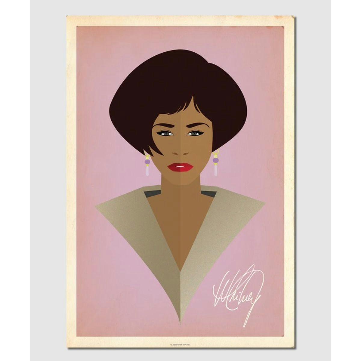 Whitney Houston ICON PRINT 8 x 10