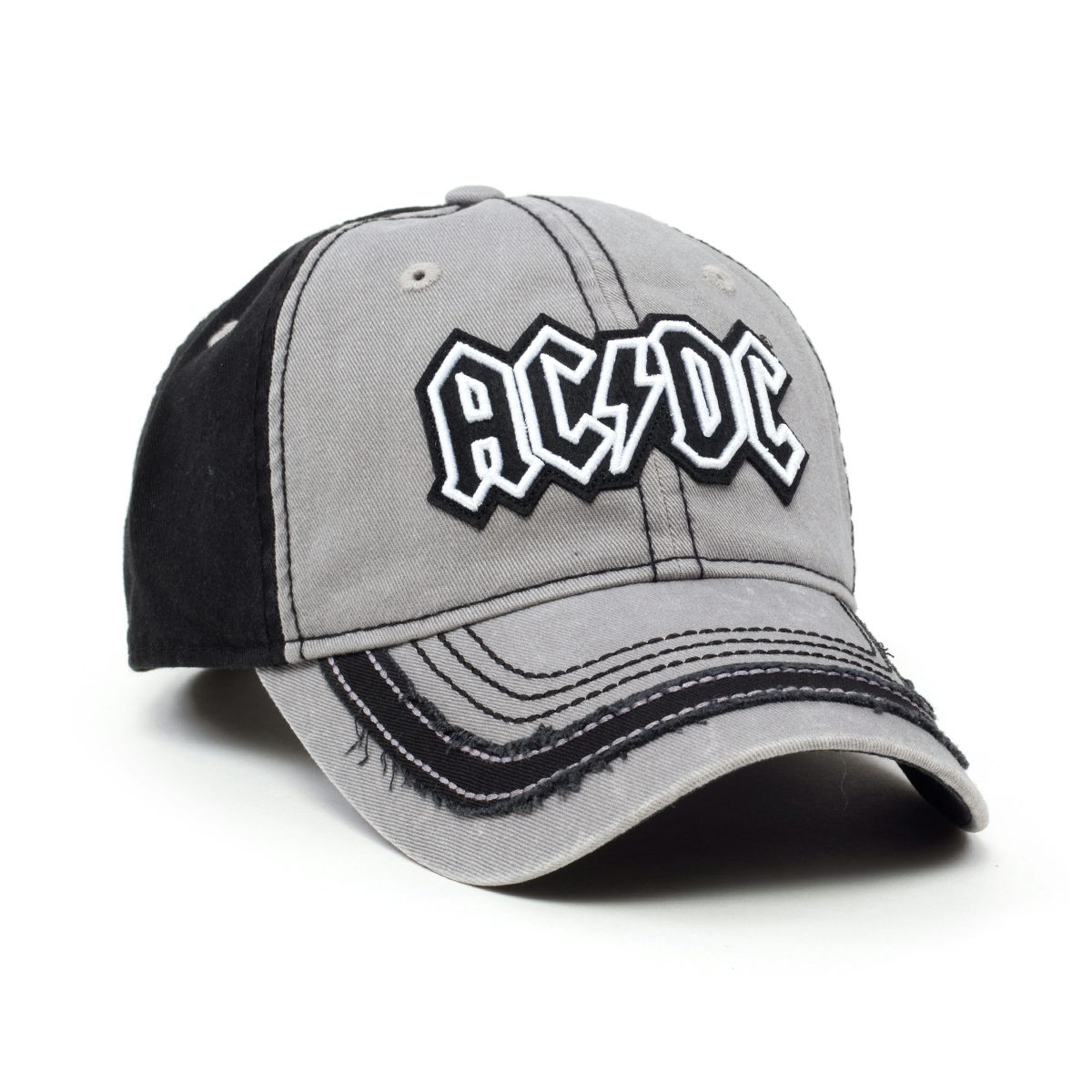AC/DC Grey/Black Hat
