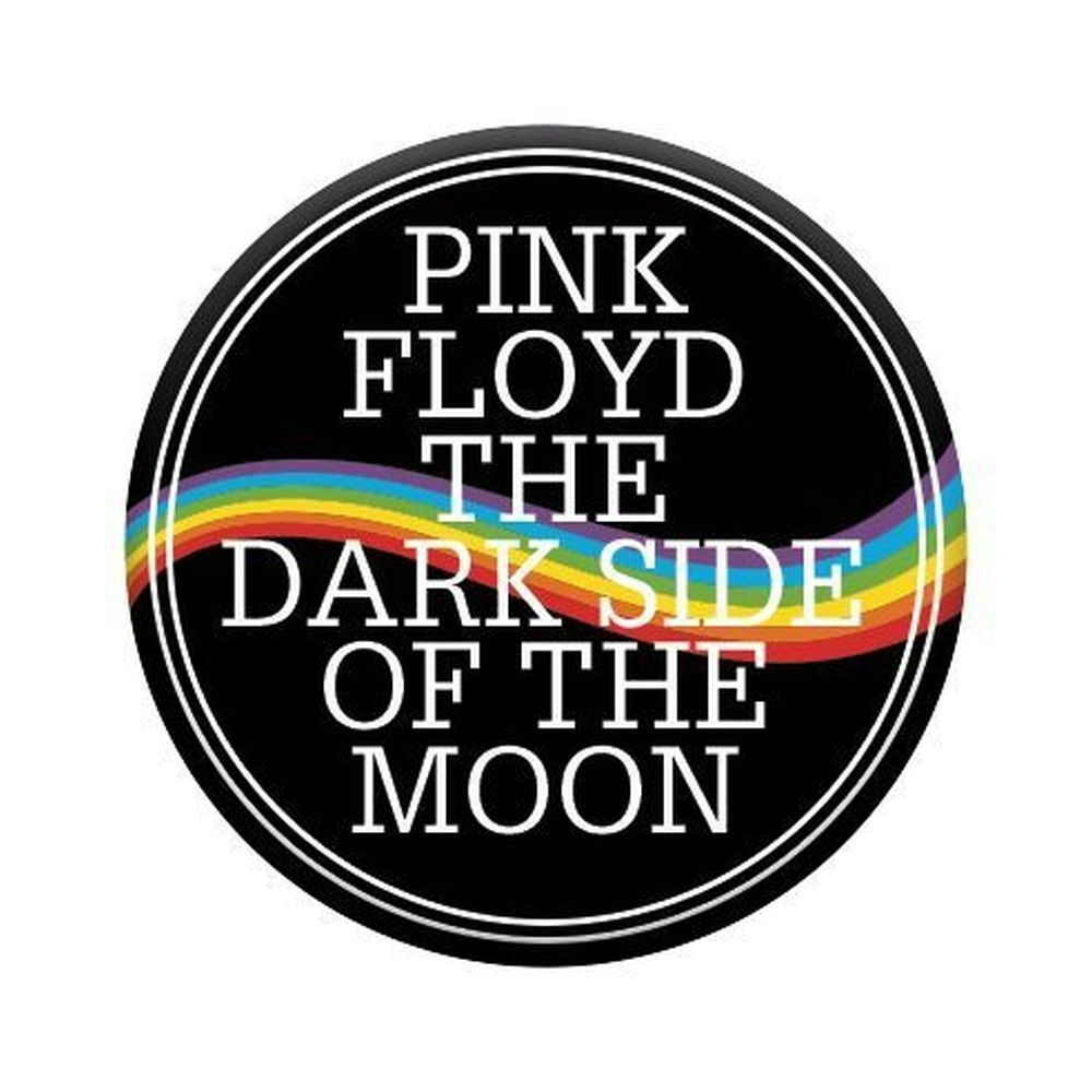 Pink Floyd - Dark Side Text 1.25" Button
