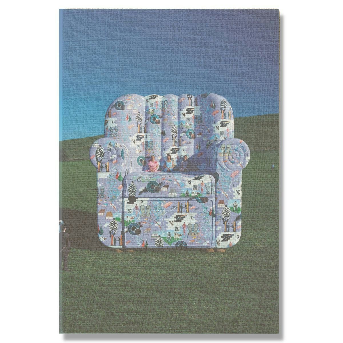 Pink Floyd Chair Burlap Journal