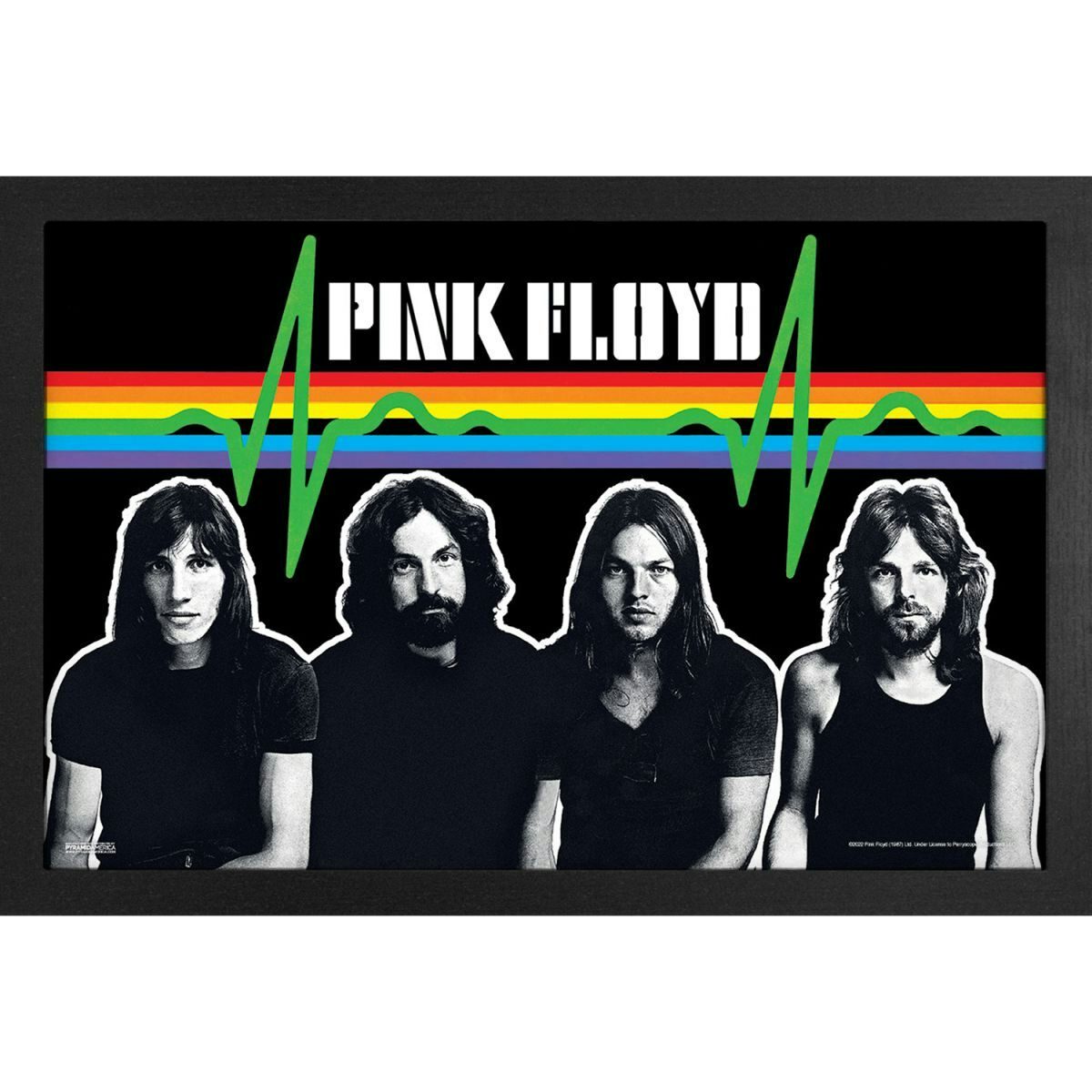 Pink Floyd - Group Heartbeat 11x17 Framed Print
