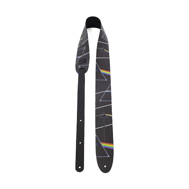 Pink Floyd DSOTM Prisms Printed Leather Guitar Strap