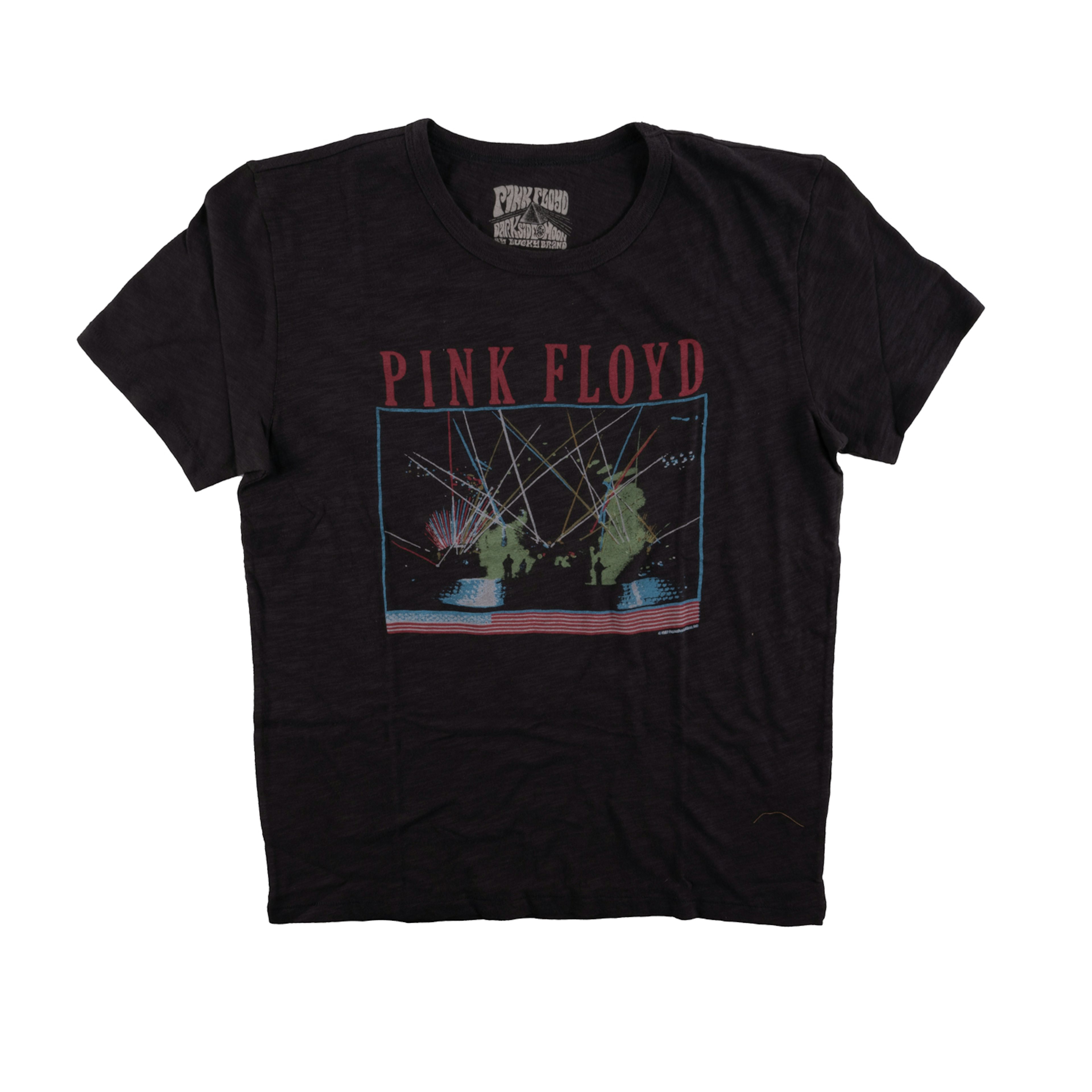 Pink Floyd Charcoal Red PF Lettering World Tour T-Shirt