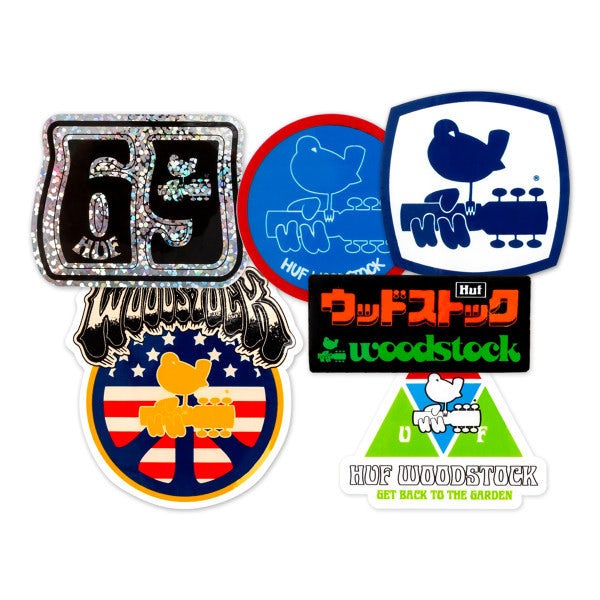 Woodstock X HUF Sticker Pack