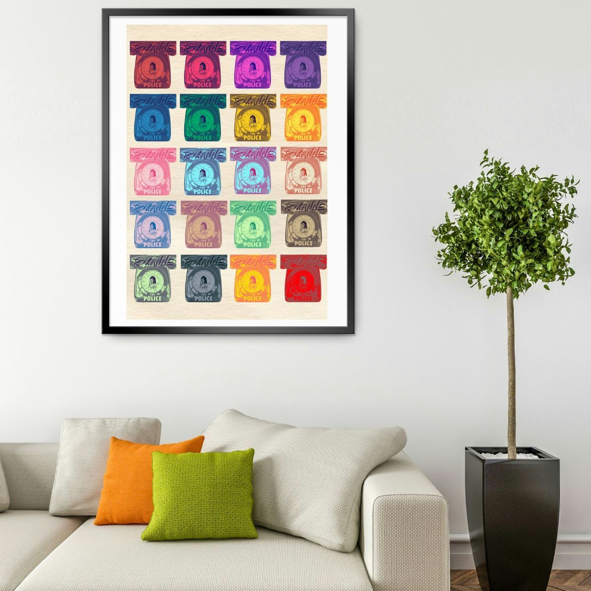 The Police Roxanne Pop Art Print