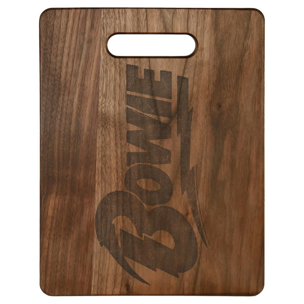 David Bowie Bowie Logo Walnut Cutting Board