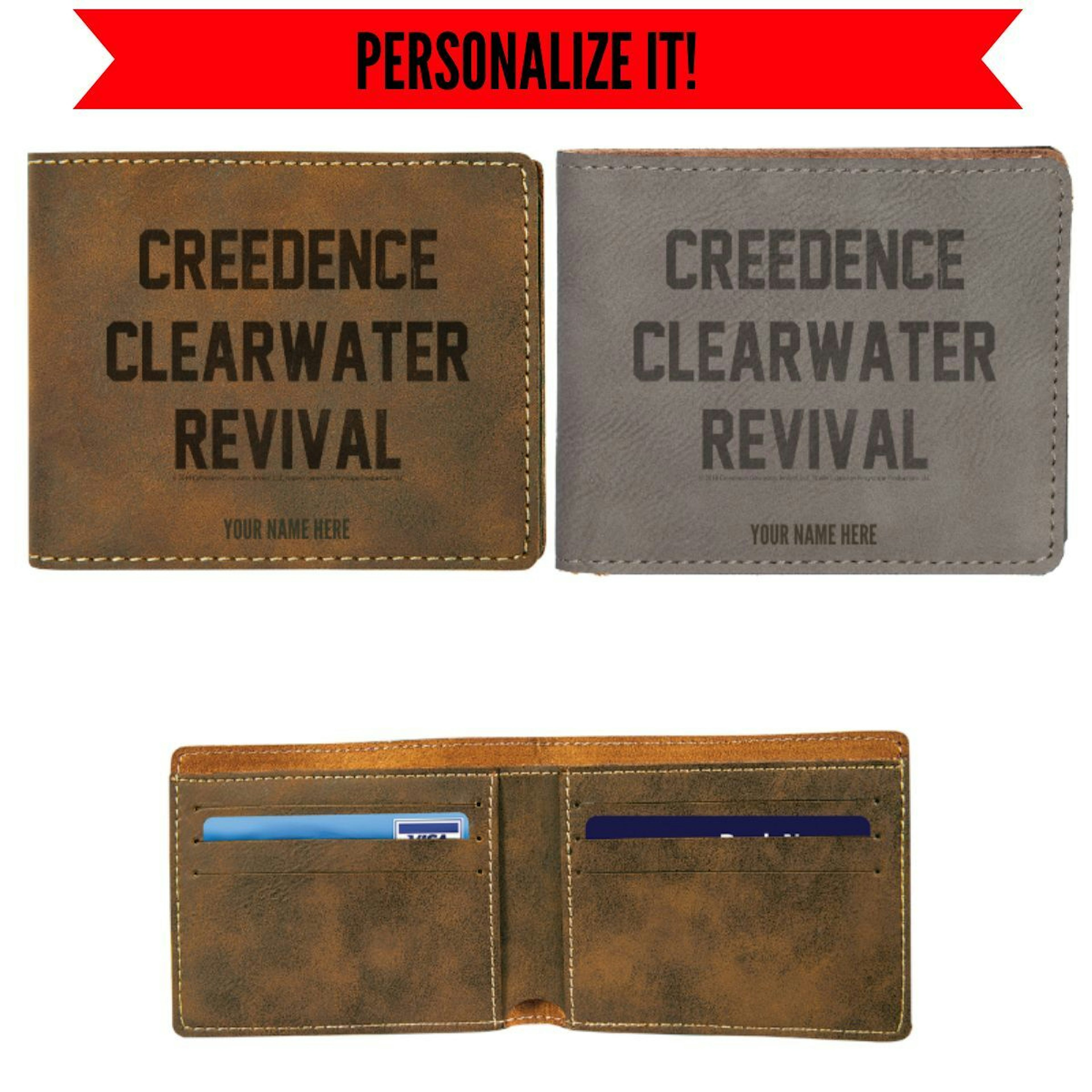 Creedence Clearwater Revival Collegiate Vegan Leather Wallet
