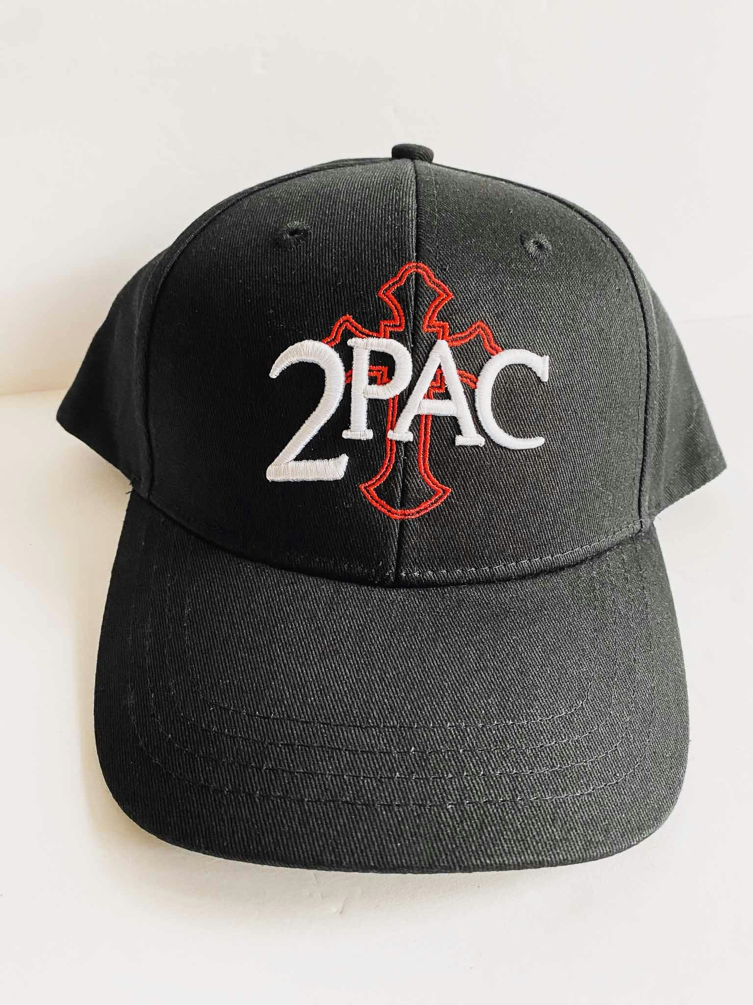 Tupac Baseball Cap 2Pac Cross Logo (Derhúfa)