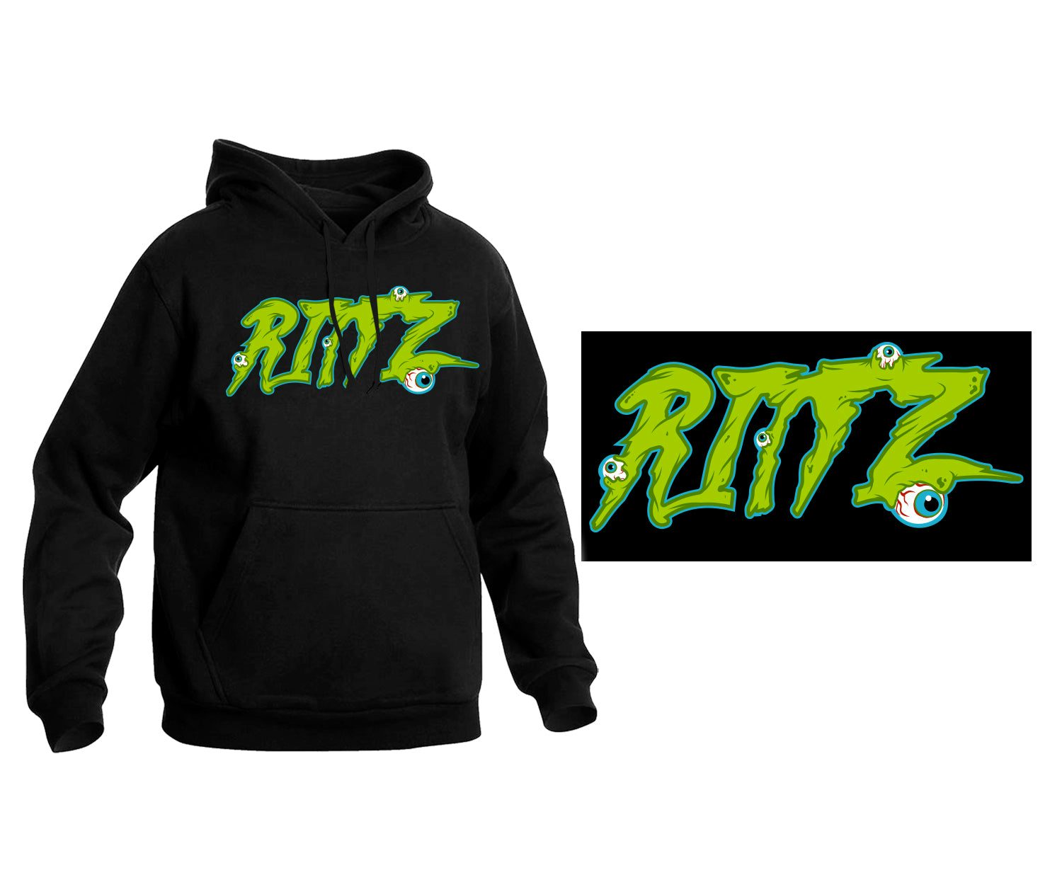 Rittz Monster Logo Hoodie