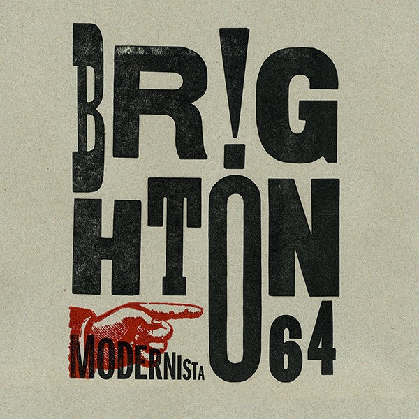 Brighton 64 ‎– Modernista LP - one of the corners of the cover has very light wear from shipping ...