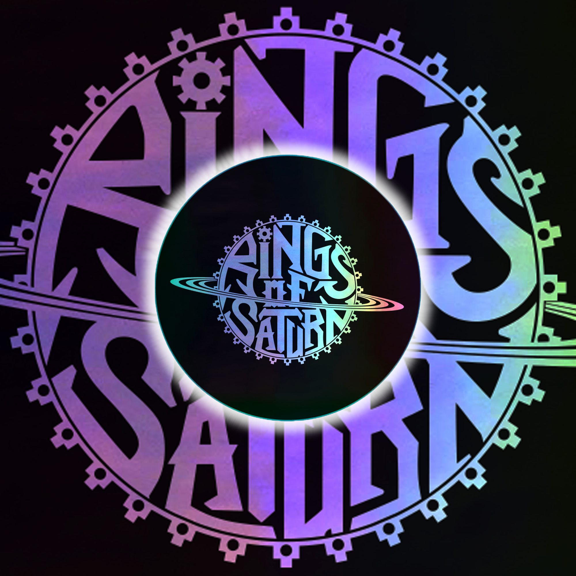 Rings of Saturn "Holographic Logo"