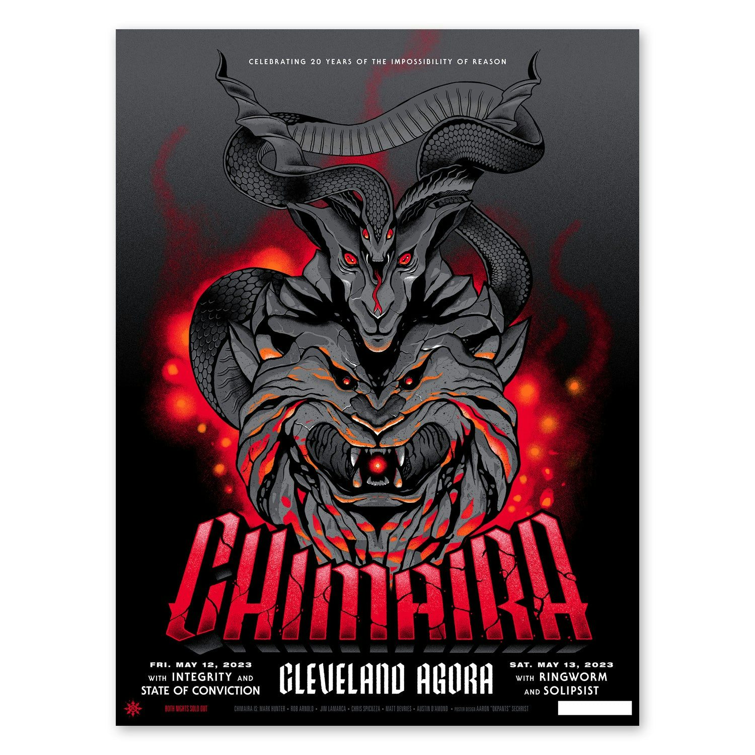 Chimaira "Event Lithograph" Print