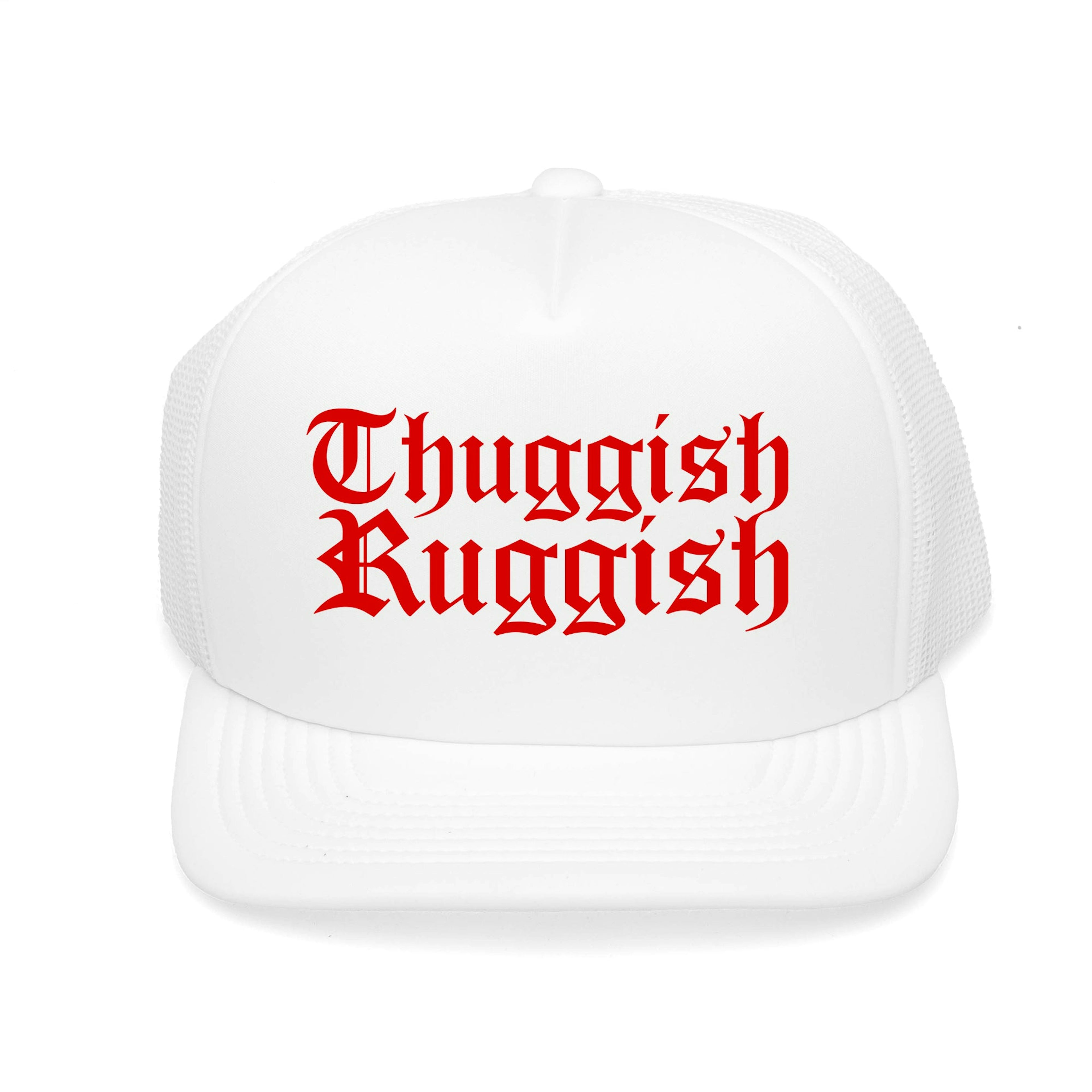 Bone Thugs-N-Harmony Thuggish Ruggish "Red Logo" White Trucker Hat