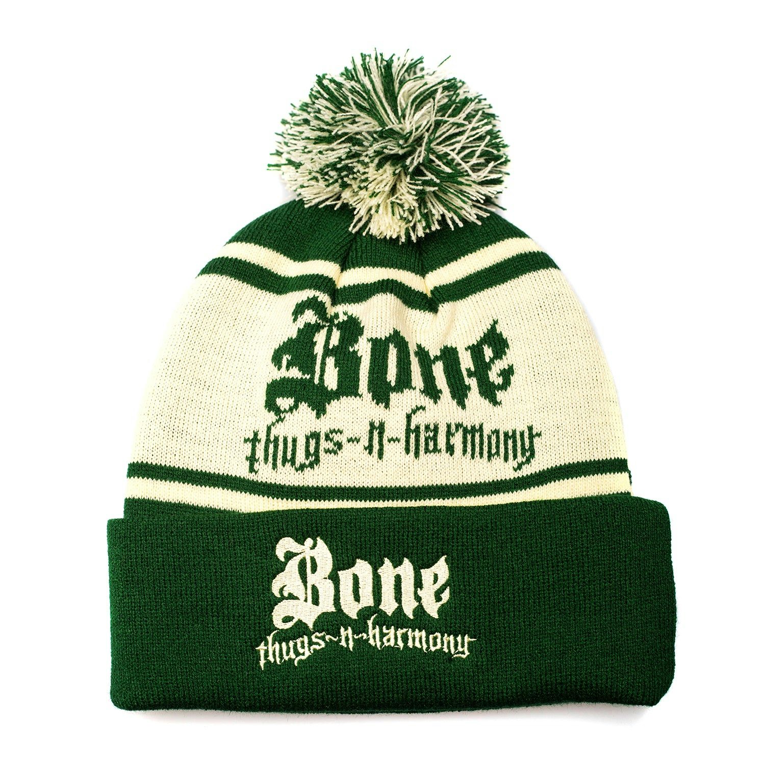 Bone Thugs-N-Harmony Classic "Cream/Forest Green" Beanie