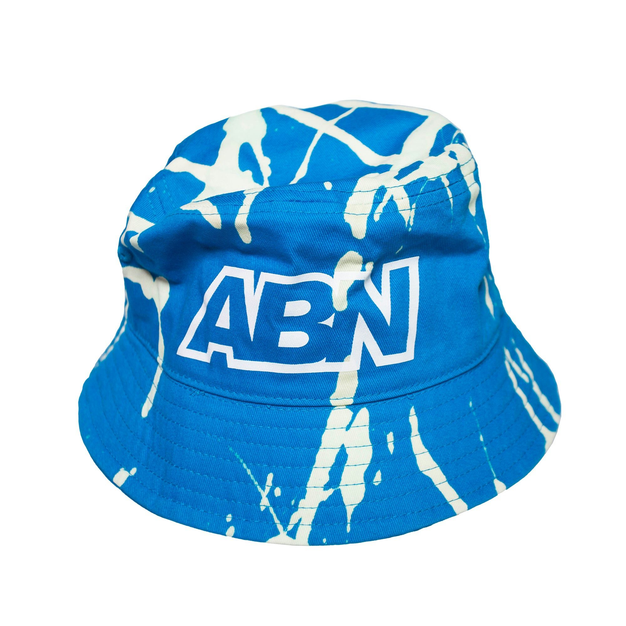 TraeMerch ABN "Sky Blue Bleach Splat" Bucket Hat