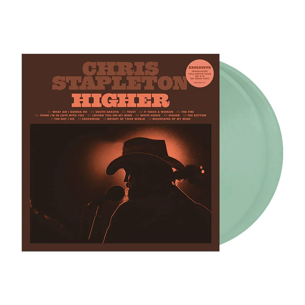 Chris Stapleton Higher (2LP-Vinyl-Translucent Cola Bottle Clear)