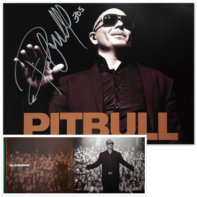 Pitbull AUTOGRAPHED Limited Edition Tour Book