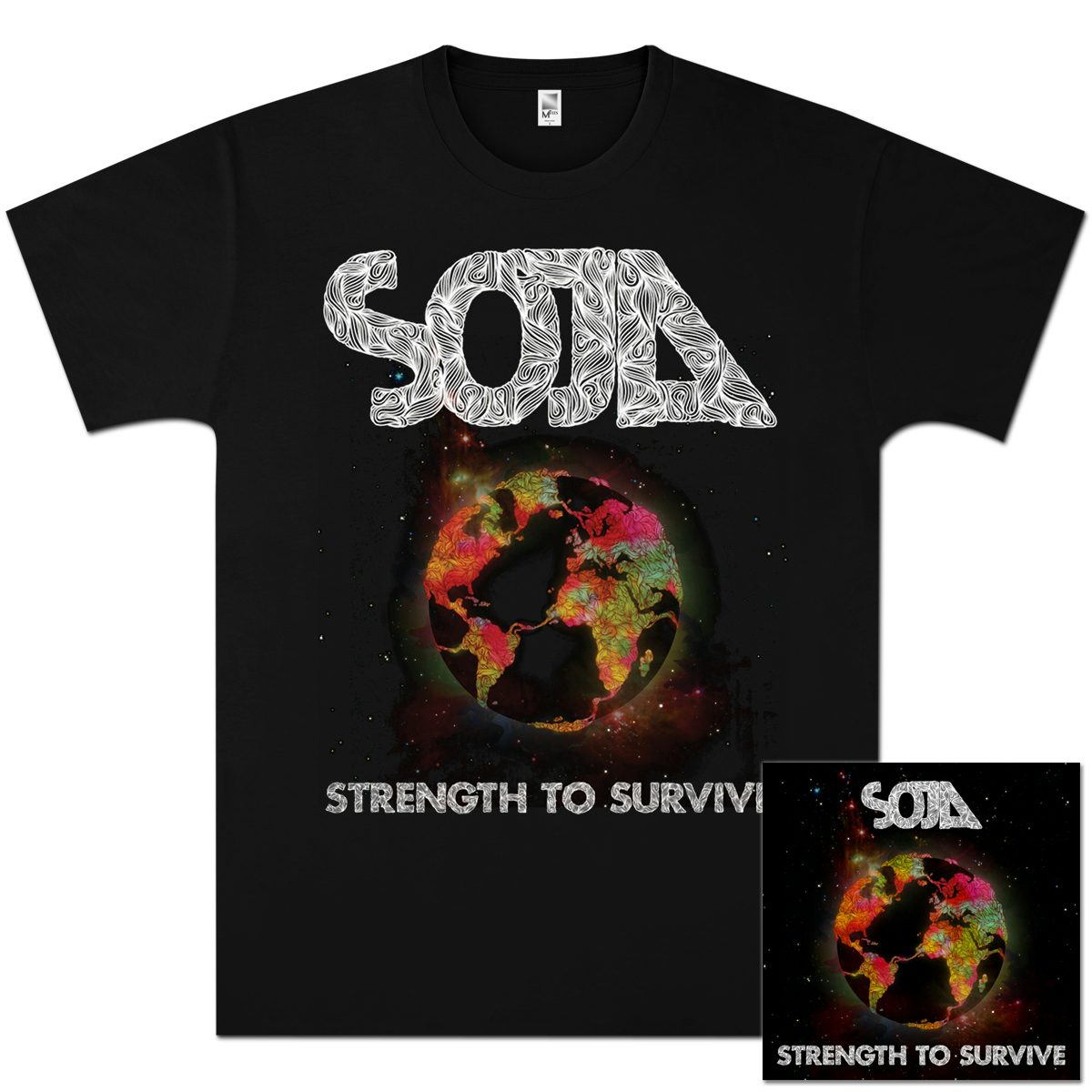SOJA - Strength to Survive Album + T-Shirt Bundle