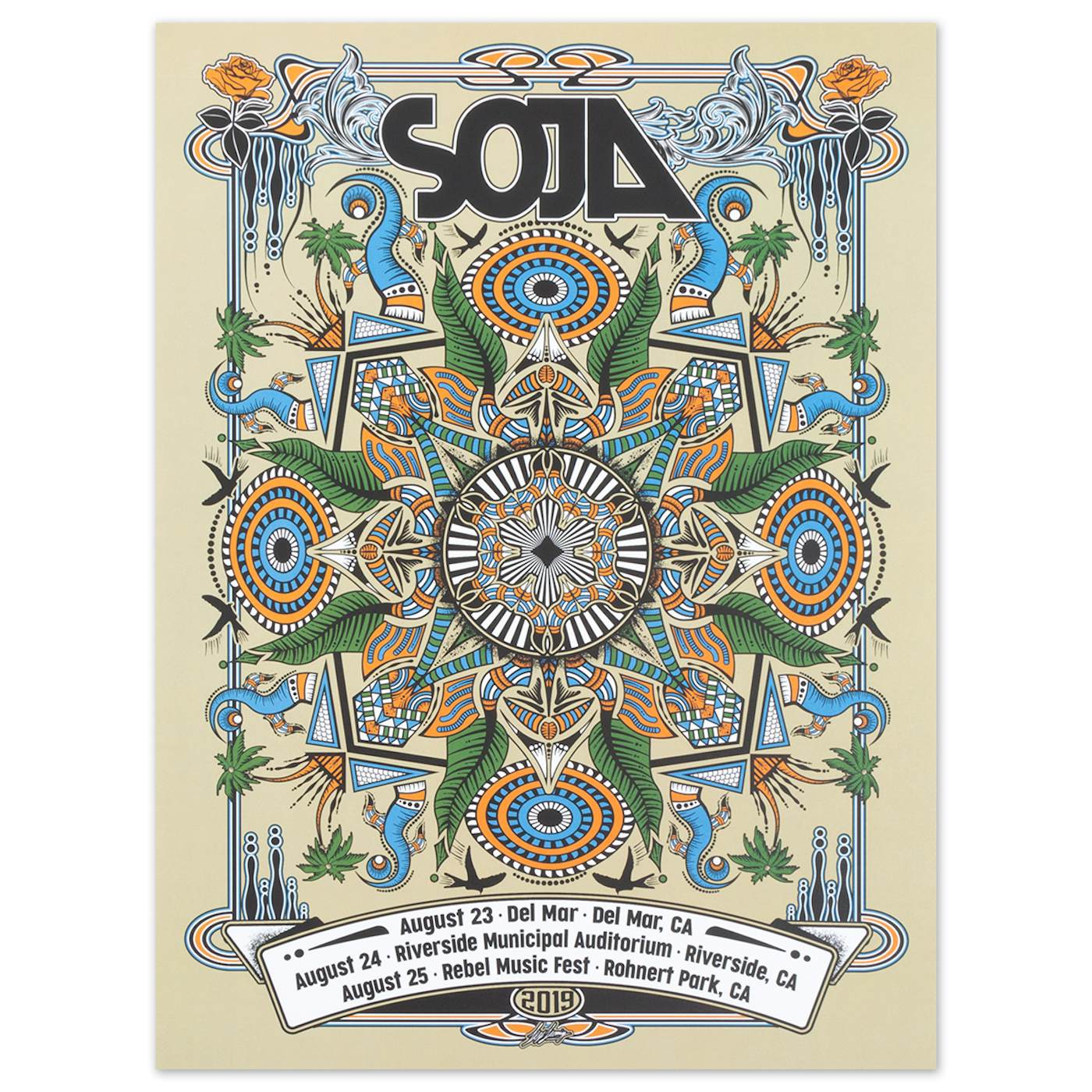 SOJA California Run Poster