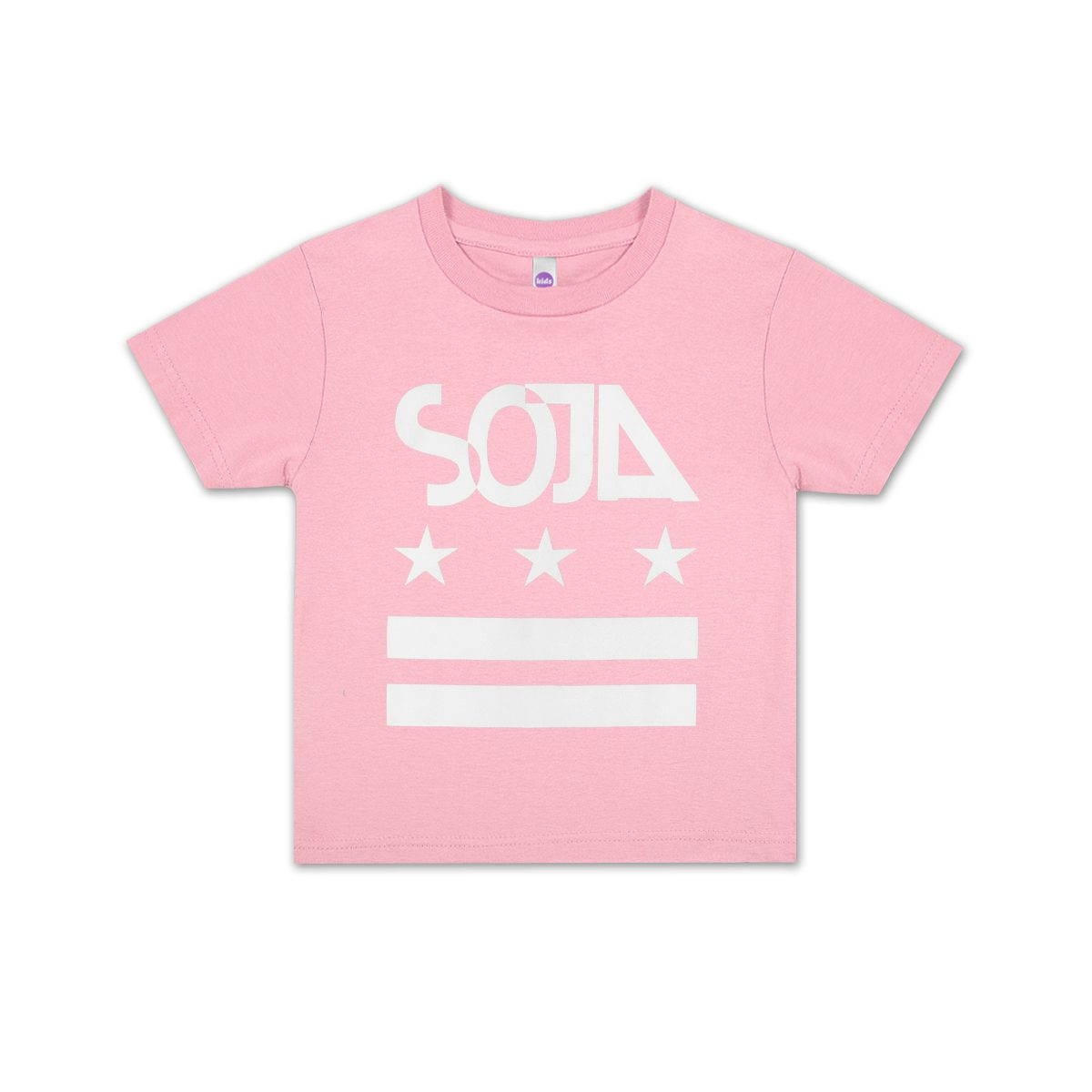 SOJA - Kids Pink Stars & Stripes T-Shirt