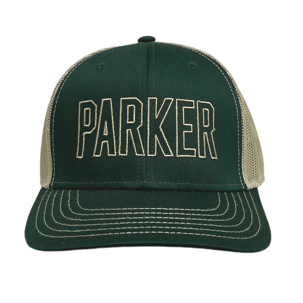 Parker McCollum Green and Khaki PARKER Ballcap