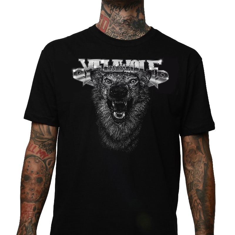 Slumerican Yelawolf Wolf Black Tee