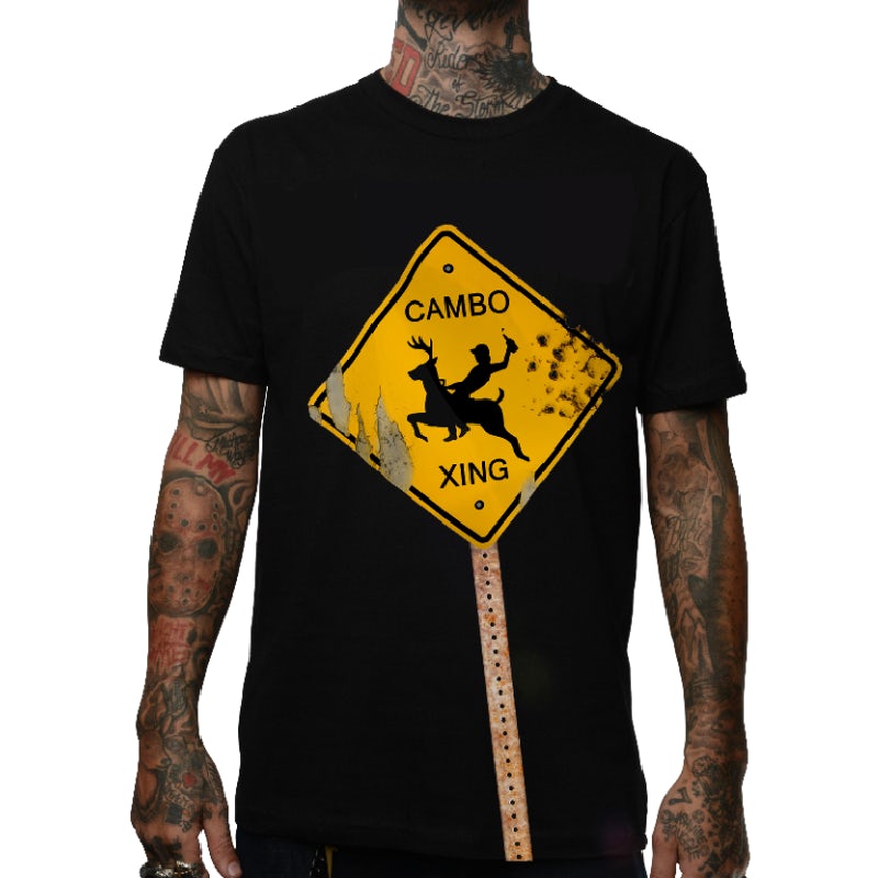 Slumerican Cambo Crossing Black Tee