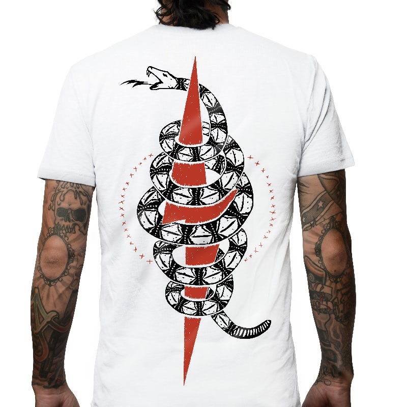 Slumerican White Tread Tee