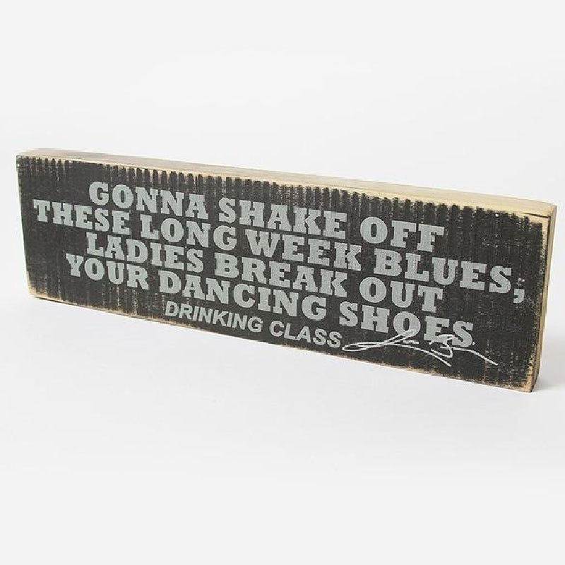 Lee Brice Drinking Class Lyric Block