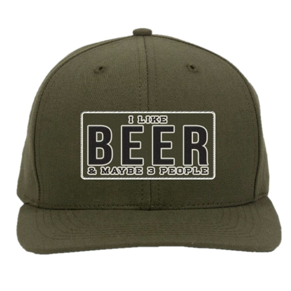 Redneck Riviera Olive Green BEER Ballcap