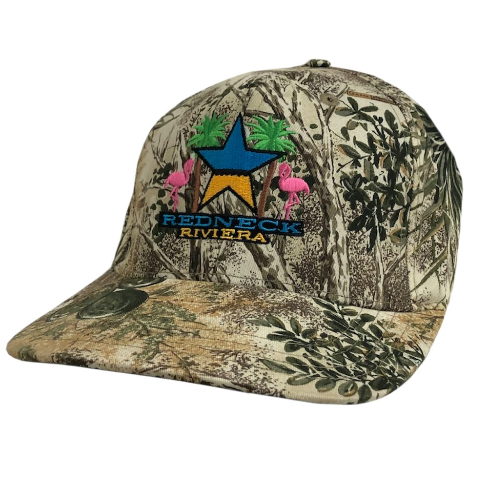 Redneck Riviera Camo with Tropical Star Ballcap