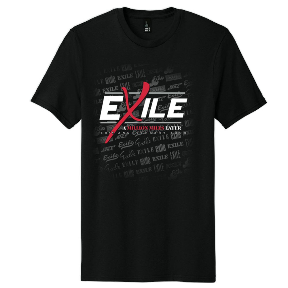 Exile Black Million Years Later Logo Tee- PRE ORDER