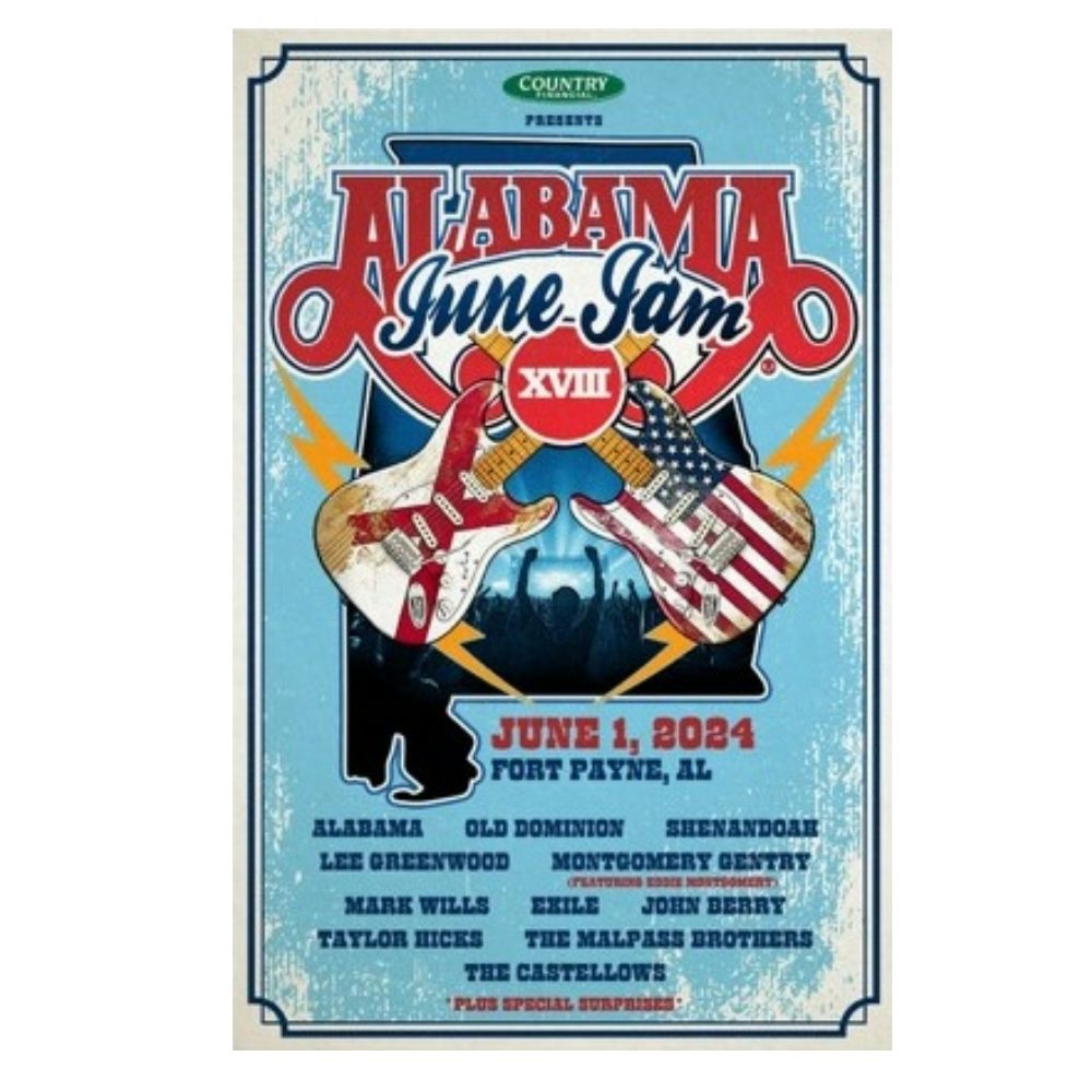 Alabama 2024 June Jam Poster